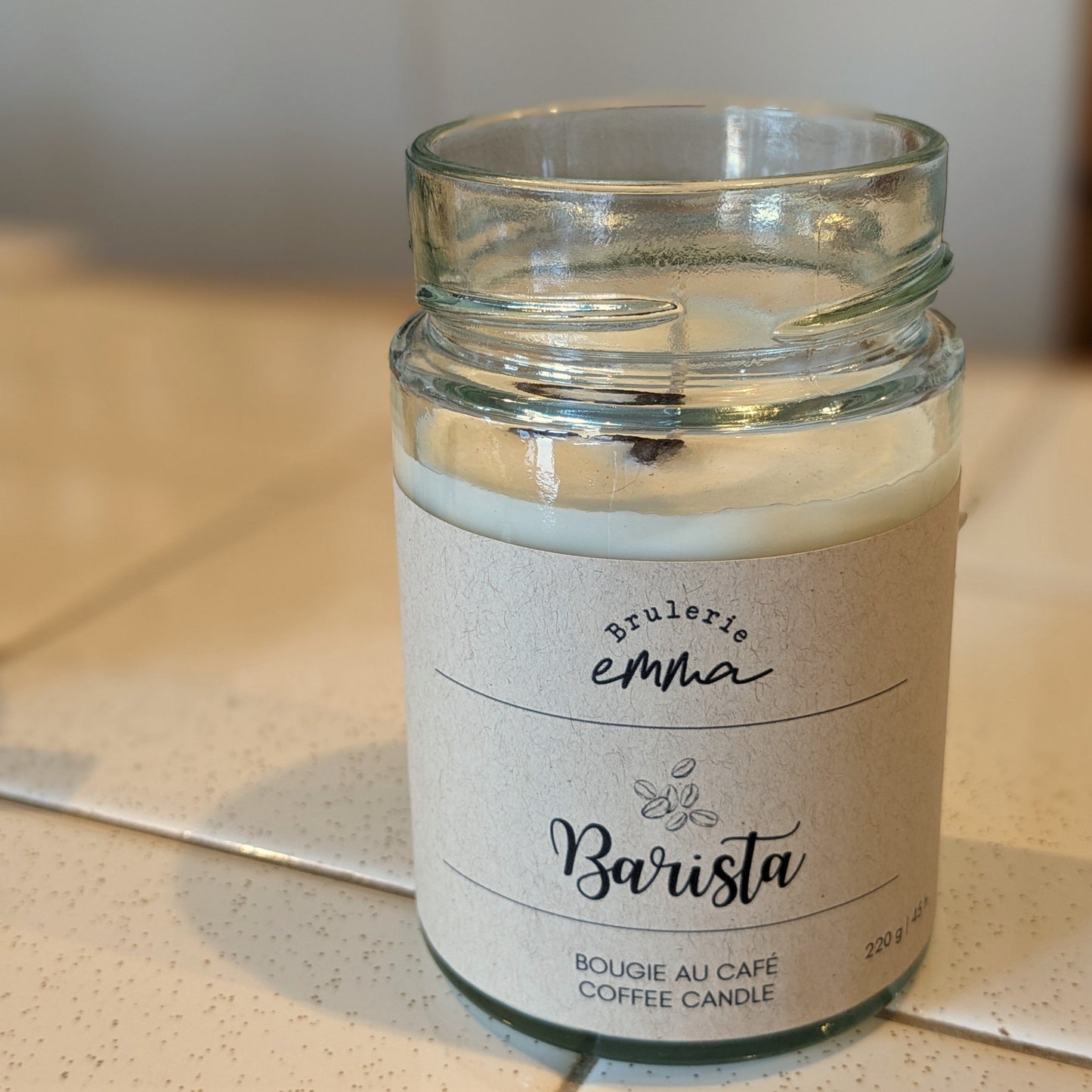 Bougie Café au lait X Brindille – Brulerie Emma